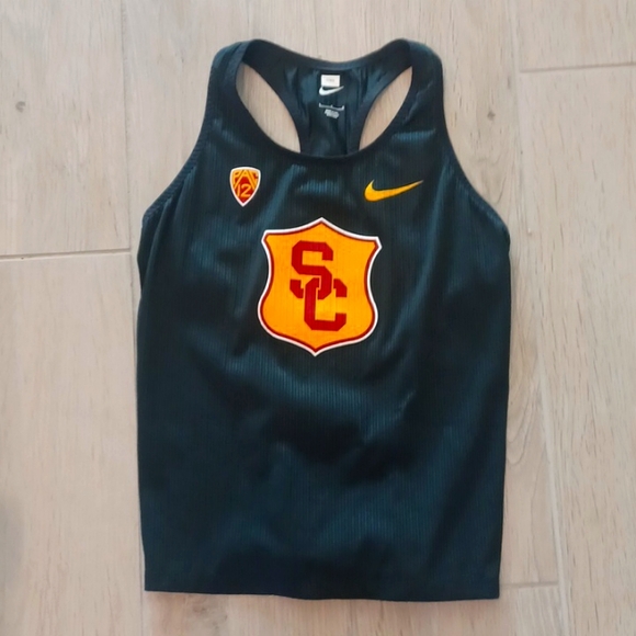 Nike | Tops | Nike Usc Trojans Team Issued Womens Sz Large Track Field ...